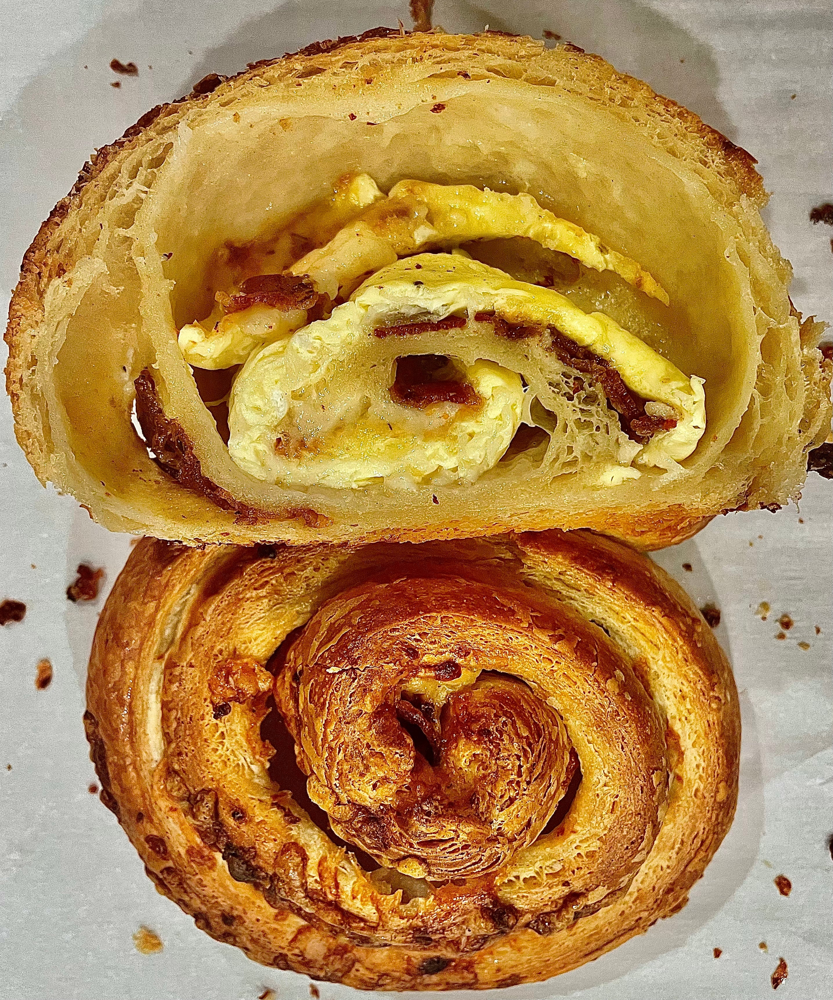 Bacon, Egg, & Cheese Croissant | La Petite Bakery & Cafe